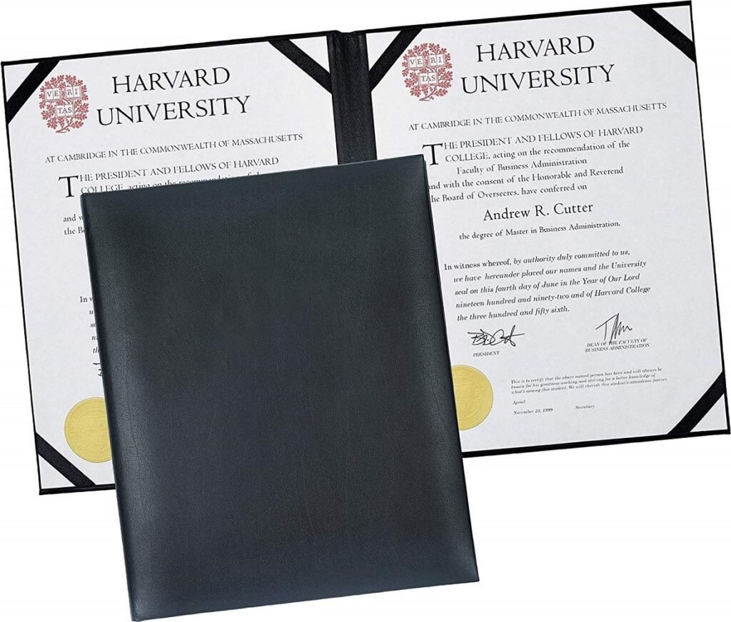 Leather Certificate Folder - Samay Solutions